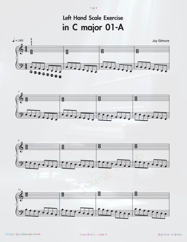 I Love Scales in C Major 01